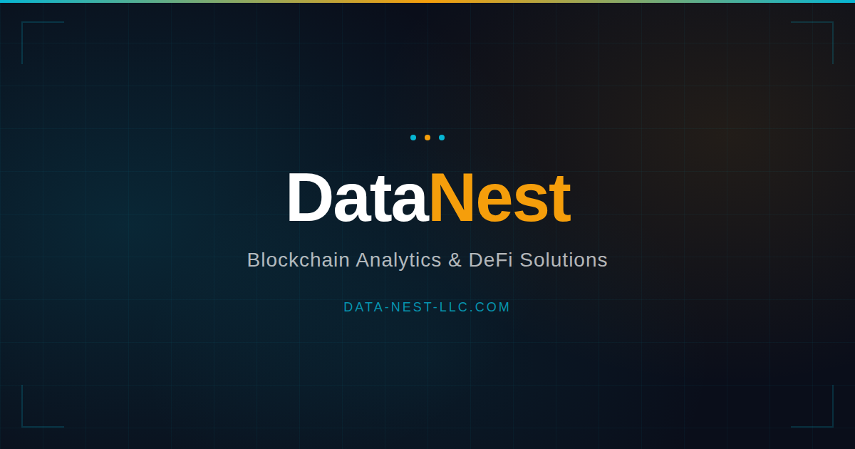 Blockchain Analytics & DeFi Intelligence Platform | DataNest